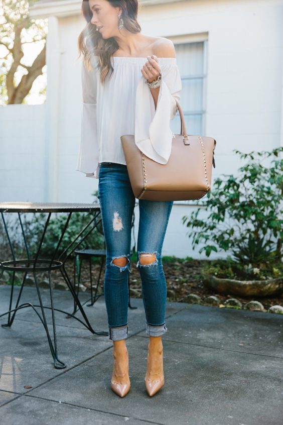 Off The Shoulder Tops Under $50 | Alyson Haley