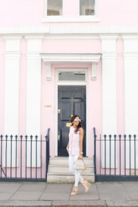 Pink Outfit In Pretty Little London | Alyson Haley