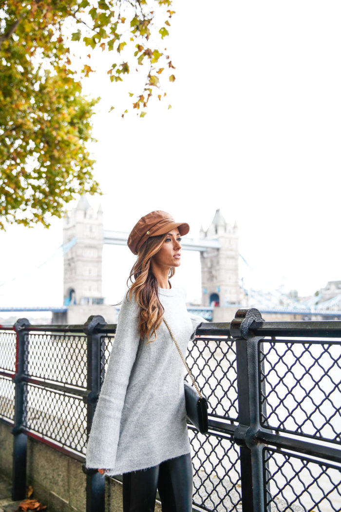 Casual Travel Outfit + Sweater Under $40 In London | Alyson Haley
