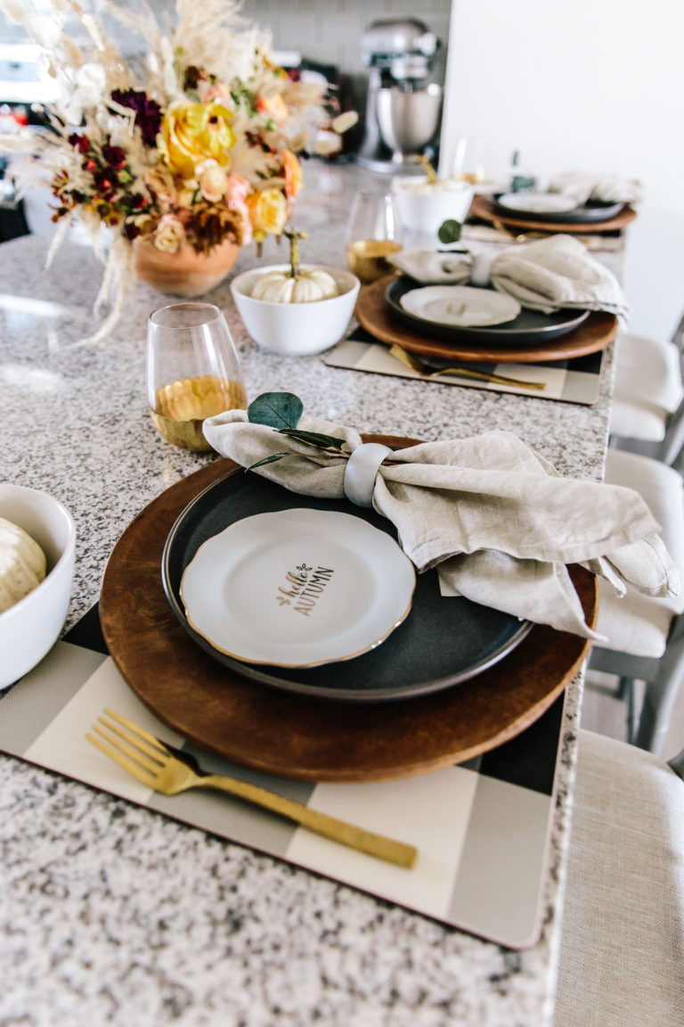 Place Setting Inspiration For Your Fall Tablescape | Alyson Haley