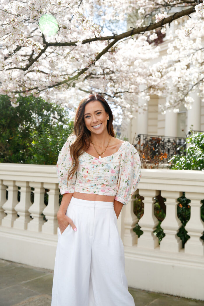 Feminine Spring Outfit Idea + LTK Spring Sale Event Details | Alyson Haley